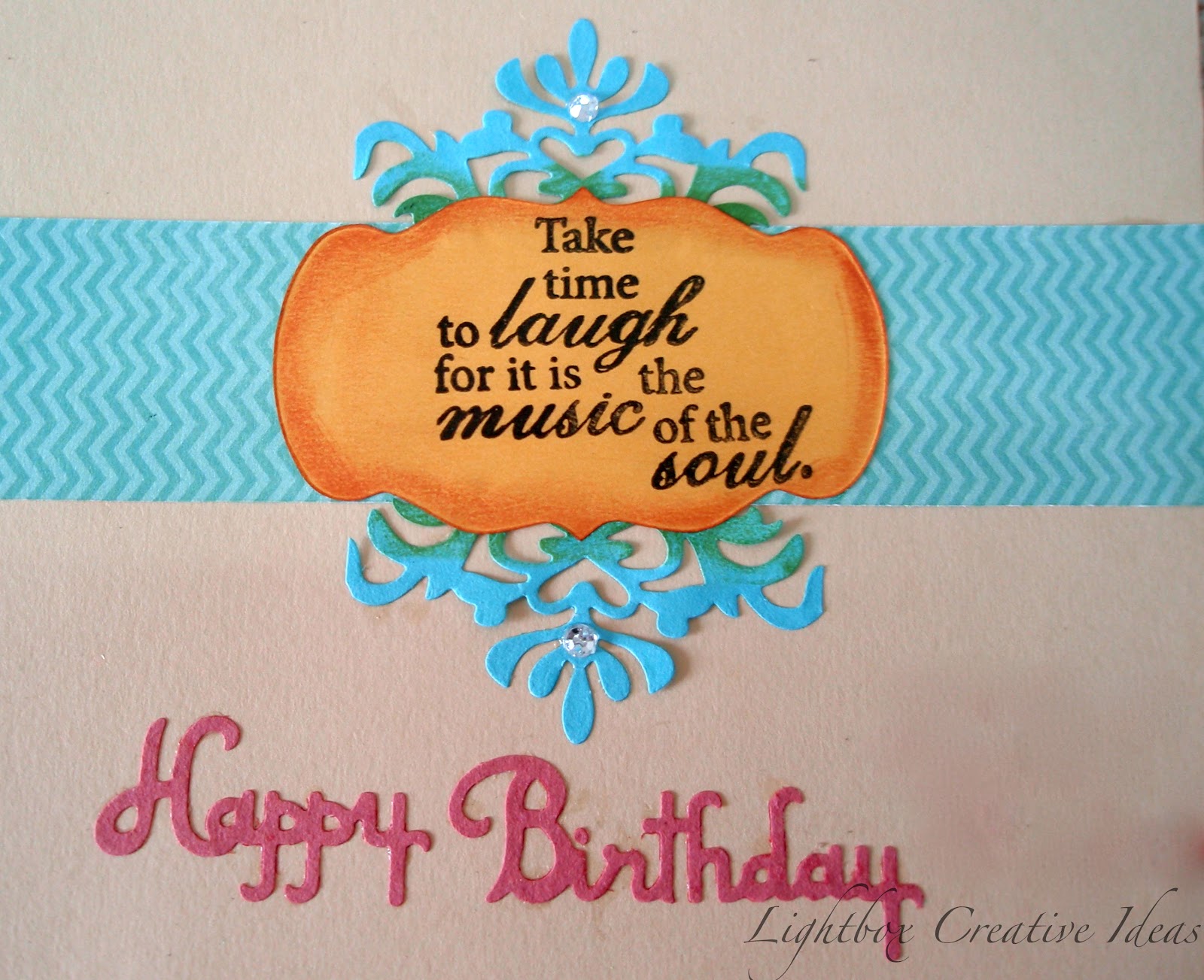 Lightbox creative Ideas: A birthday card for Mom
