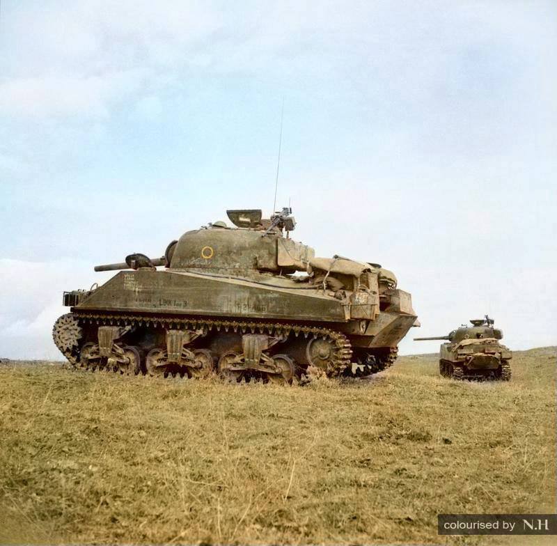 'Operation Shingle’ - Sherman tanks of the 46th (Liverpool Welsh) Royal ...