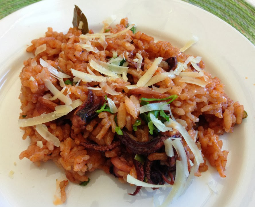 World Traveler Recipes: Calamari Risotto