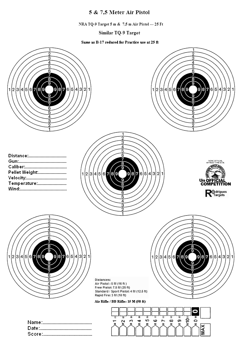 Airsoft Tir I Airsoft România Blog: Ţinte noi de la "Rodrigues Targets"