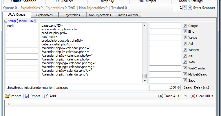 SQLi Dumper v.9.8.4 New 2019