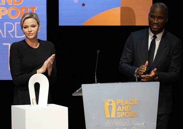 Prince Albert and Princess Charlene attended 2019 Peace and Sport Awards Ceremony