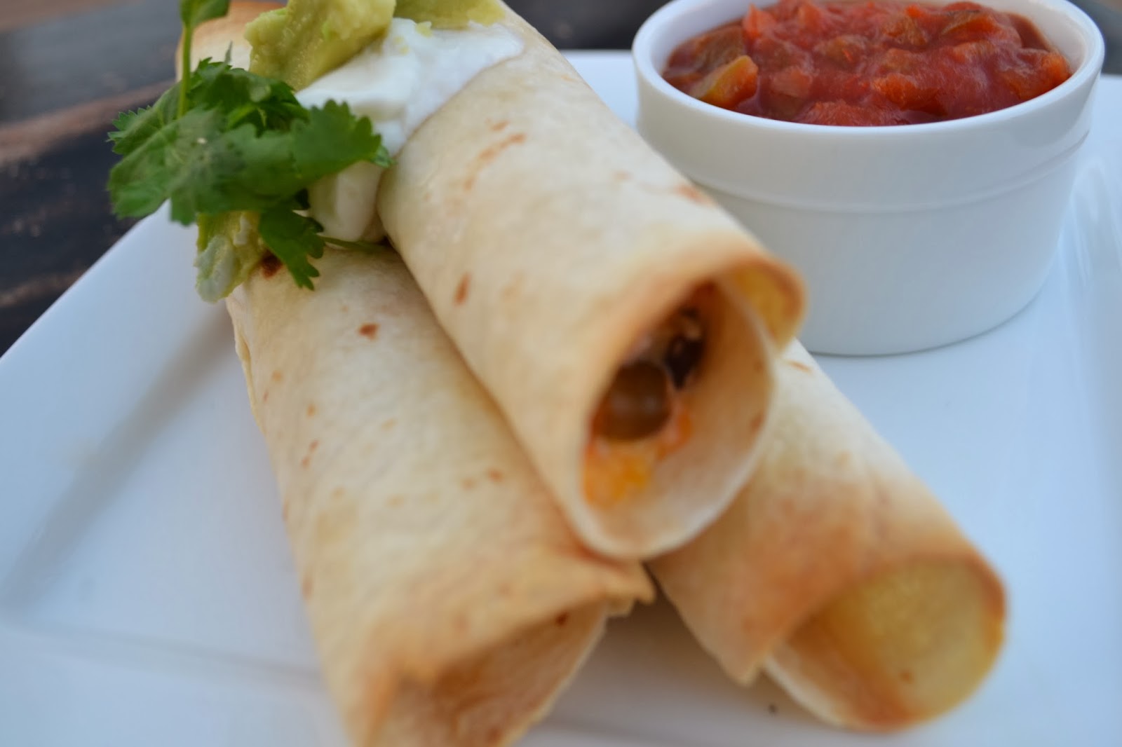 sweet and savory seven: Chicken Taquitos