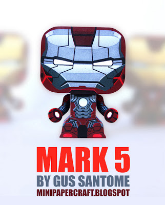 Mini Iron Man Mark 5 Papercraft | Papercraft Paradise | PaperCrafts ...