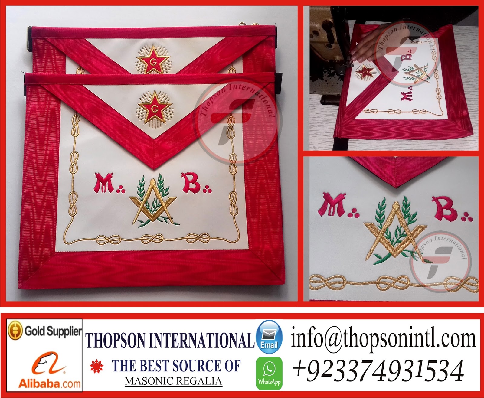 Masonic Regalia thopson: Knight Templar Alms Bag
