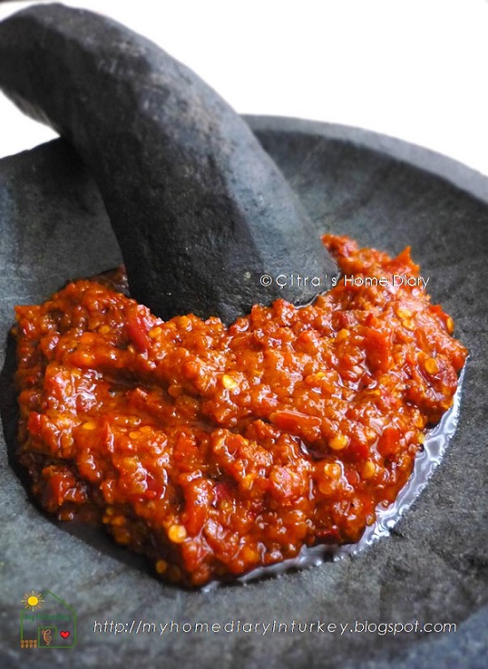 Citra's Home Diary: Sambal uleg (sambal oeleg) / Indonesian chilli # ...