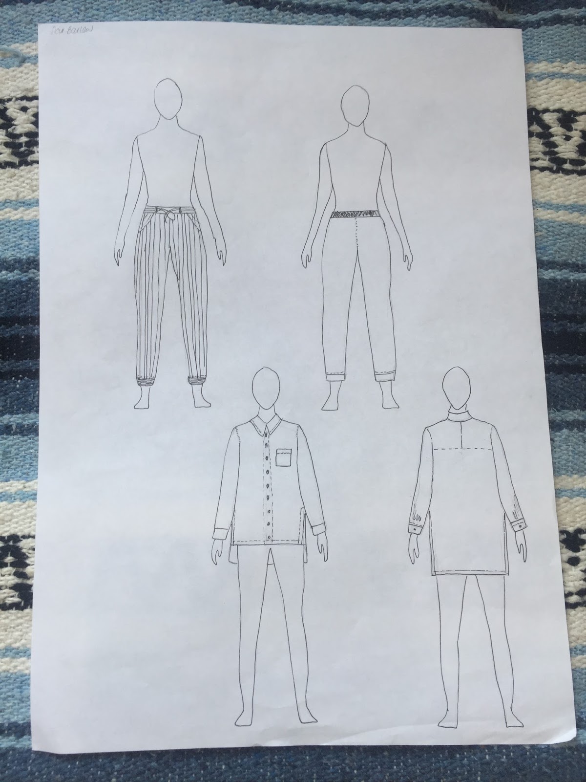 Sian Barlow: Creative Drawing - Technical flats