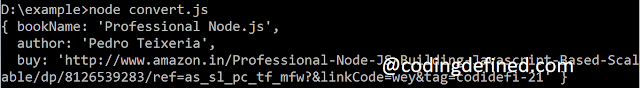 How To Convert An Object To Json In Nodejs Coding Defined