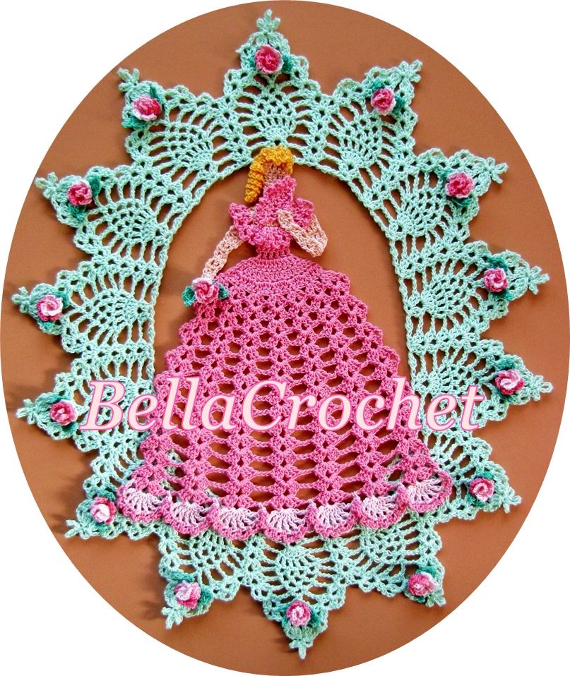 BellaCrochet: Belle In The Rose Garden: A Free Crinoline Lady Crochet ...
