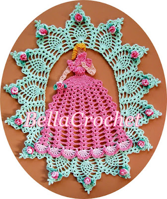 BellaCrochet: Belle In The Rose Garden: A Free Crinoline Lady Crochet ...
