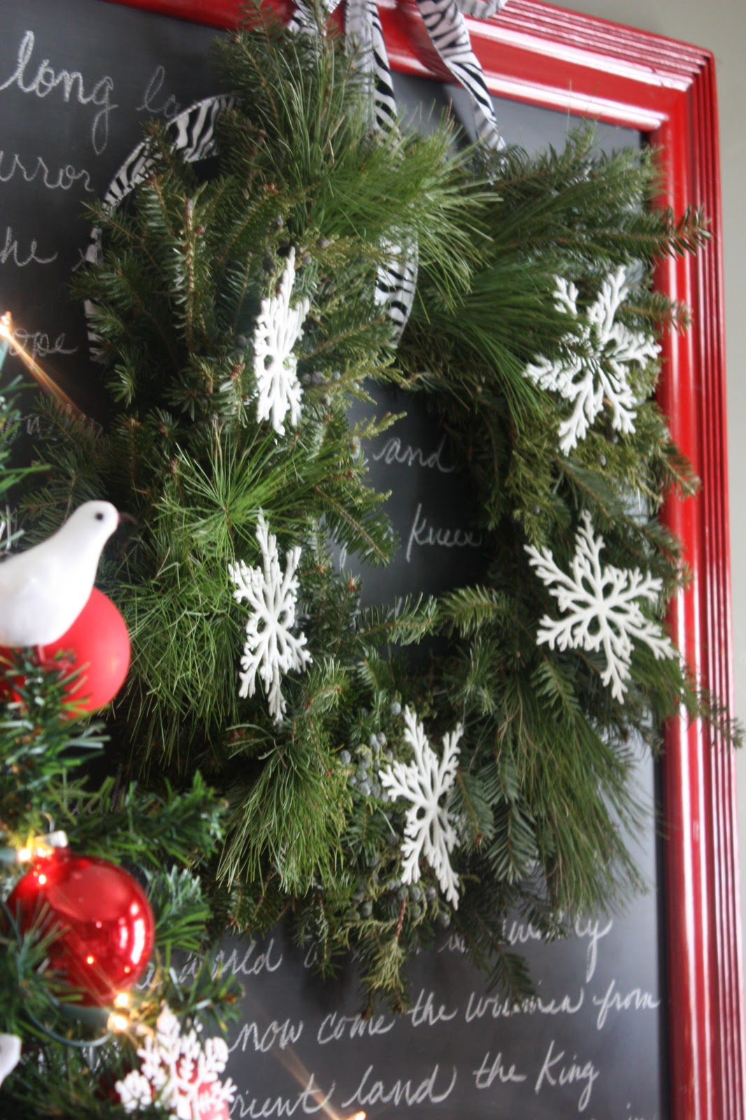 The Yellow Cape Cod: Holiday Home Series: Christmas Menu Board Tutorial