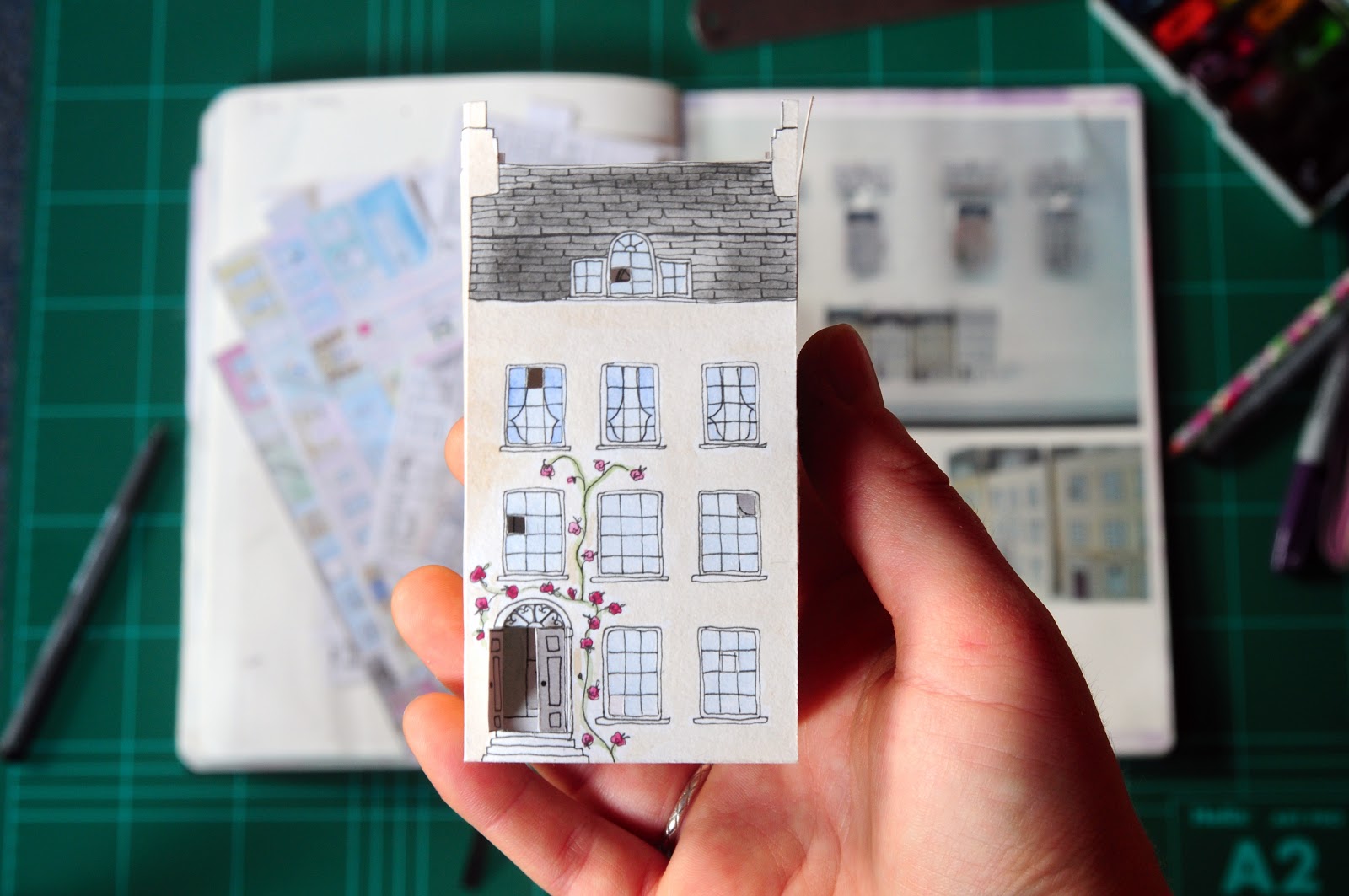Flora Fricker - Design and Illustration: Bath Paper Houses... Photo shoot
