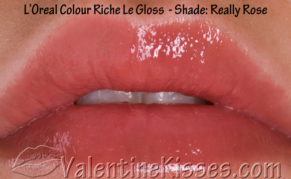 Valentine Kisses: L'Oreal Colour Riche Le Gloss - Really Rose, Saucy ...