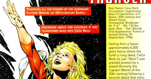 The Legion of Super Bloggers! : Who's Who: Thunder