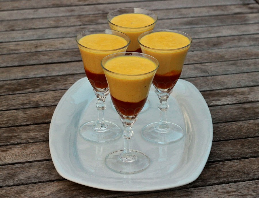 Crema de mango. Una receta, dos presentaciones. | Cocina