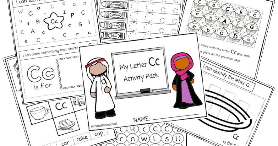 Iman's Homeschool ~ The Curriculum: Letter Cc Activity Pack