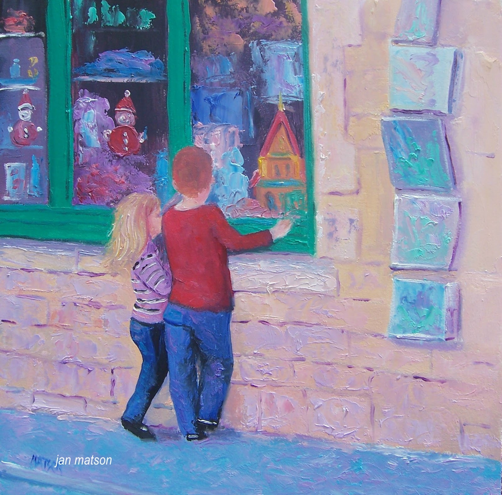 Jan Matson Art: The Toy Store