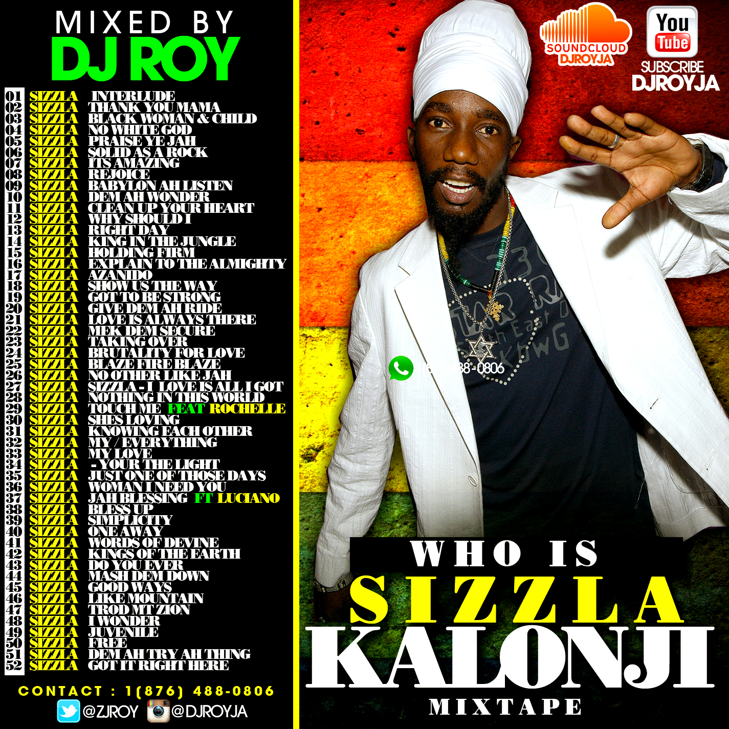 DJ ROY - WHO IS SIZZLA KALONJI | REGGAETAPESHOP