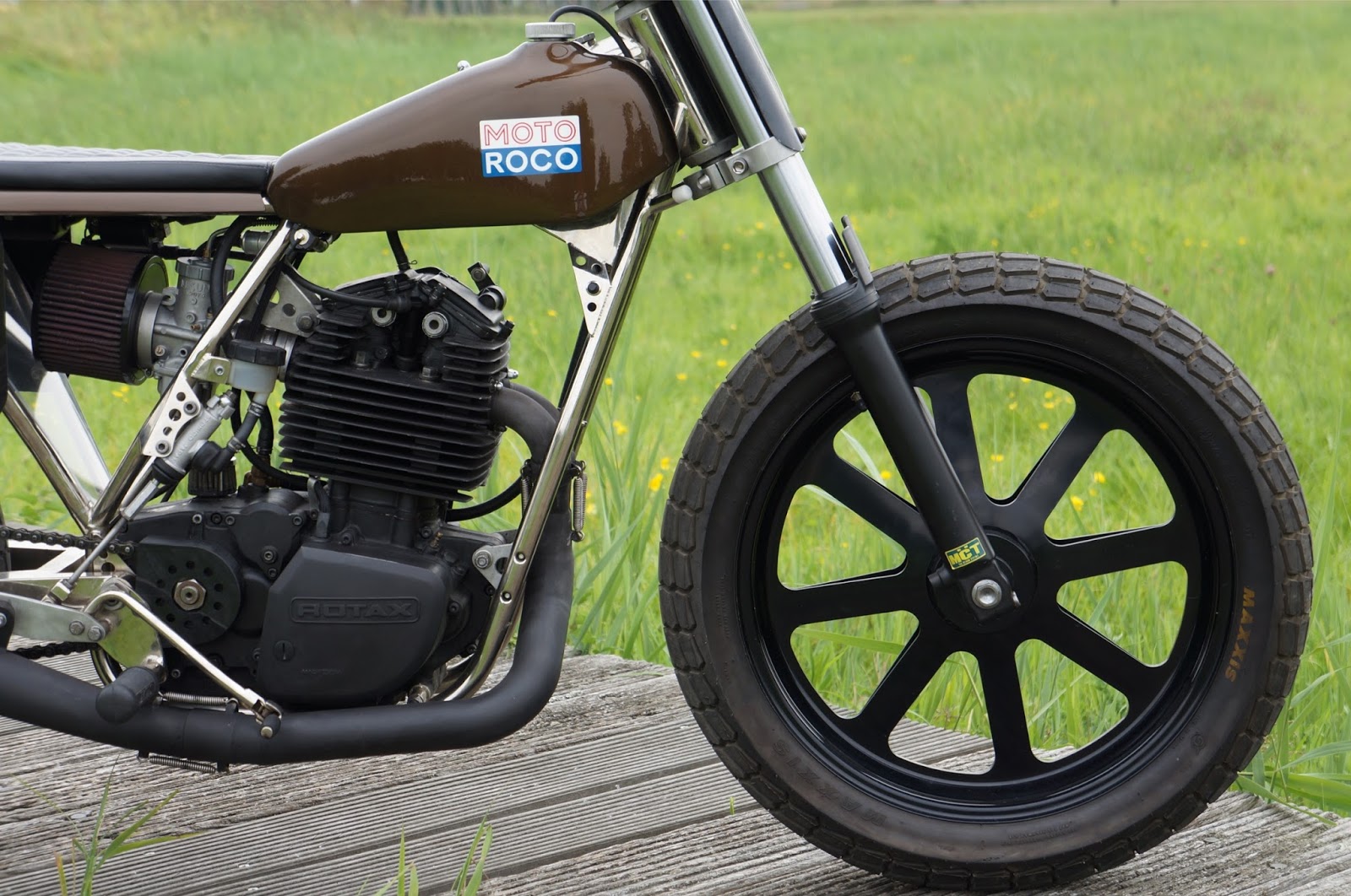 BUBBLE VISOR: Motoroco Wood Rotax #1