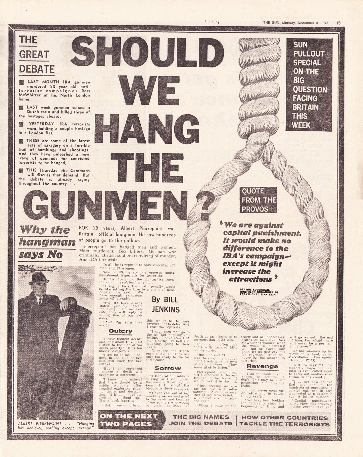 Hold The Front Page: Balcombe Street Siege