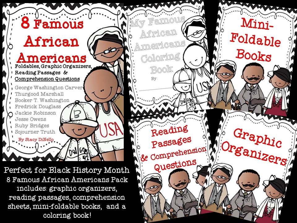 Funky Fresh Firsties: 8 Famous African Americans {and a Freebie}