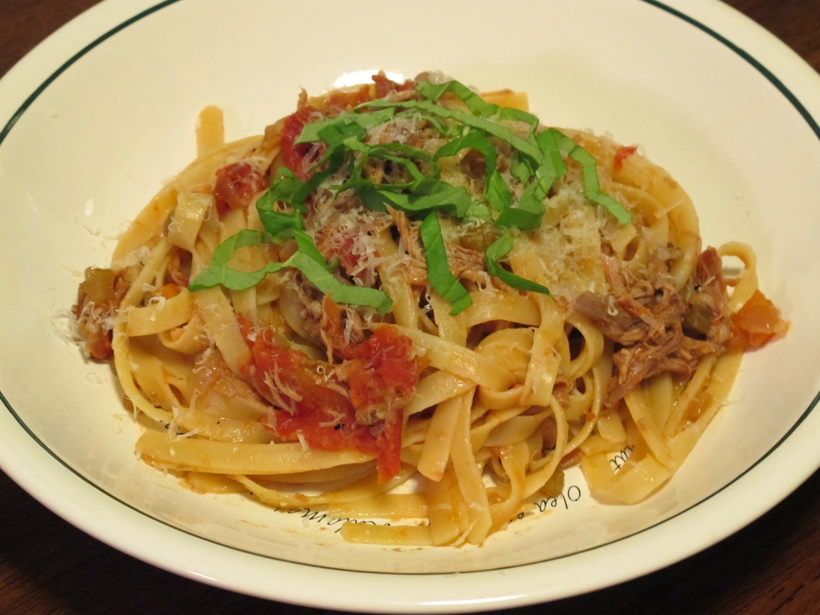 Kitchen Sink Diaries: Tagliatelle with Duck Ragu