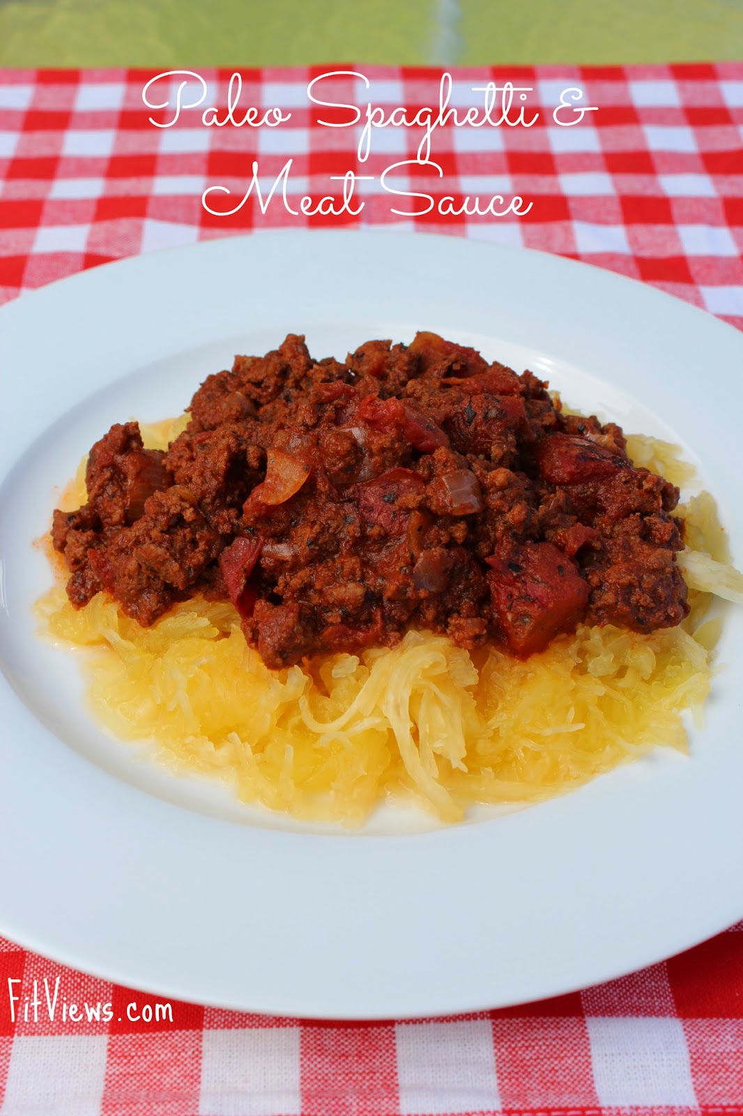 Paleo Spaghetti and Meat Sauce