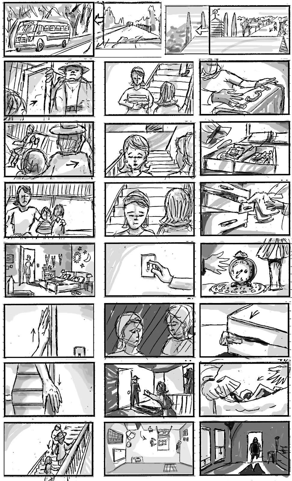 Van Dyke's Storyboards. Sketches. Projects.