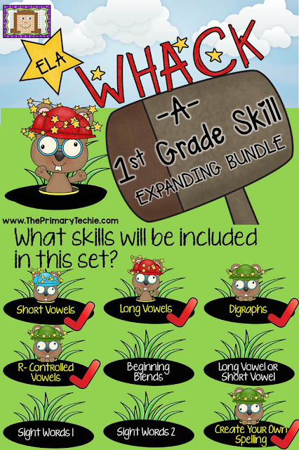 Whack-A-Word Wednesdays - GIVEAWAY! | The Primary Techie