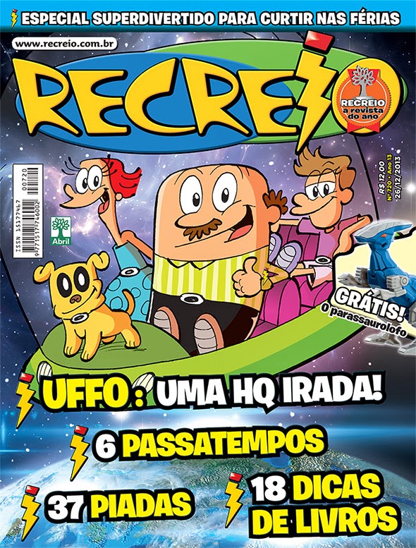 Revista Recreio Blog: Recreio edição 720 vem junto com o Parassaurolofo