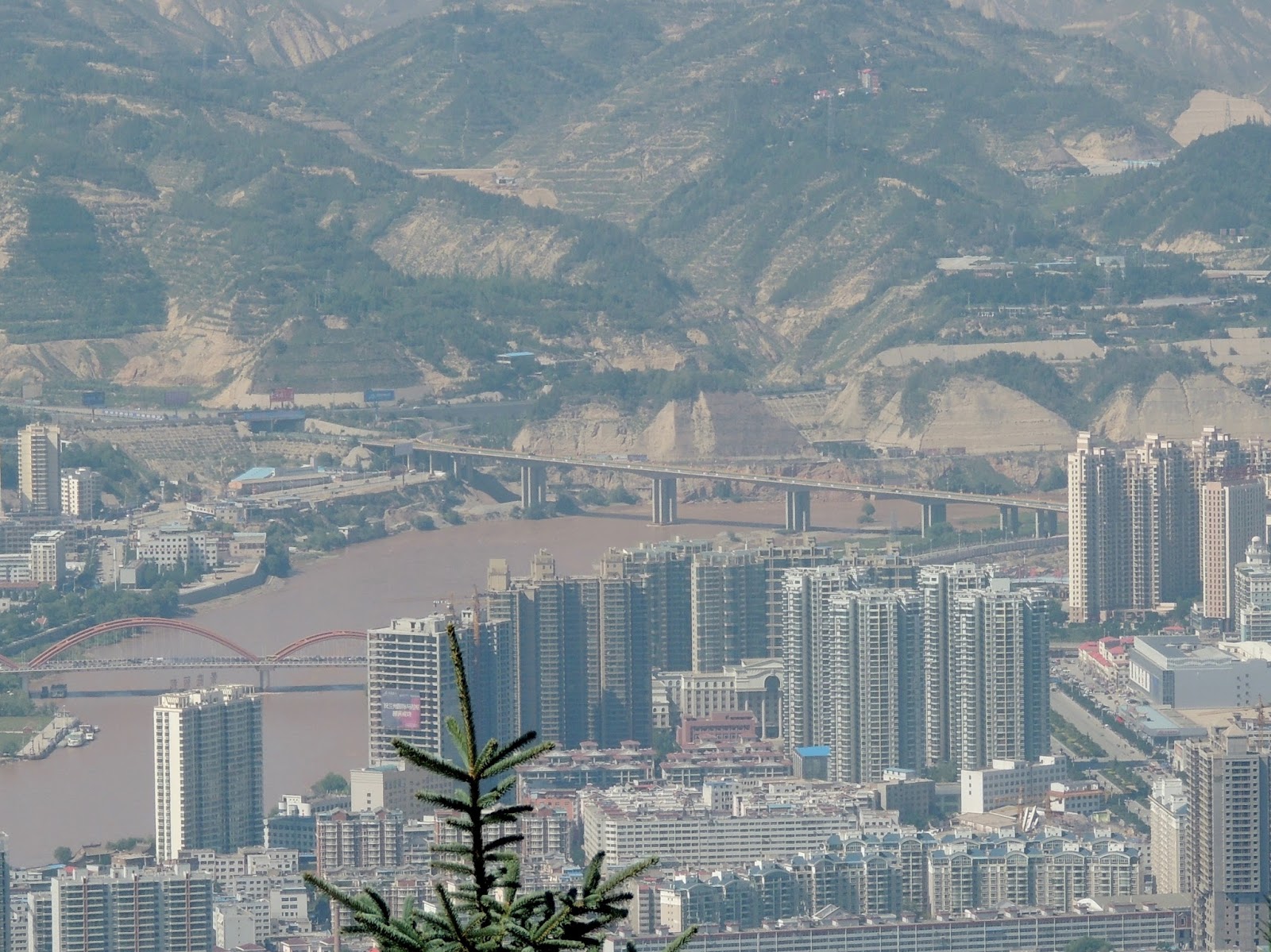 FFotos by Francos: Lanshan: A Mountain View of Lanzhou, China, July 16 ...