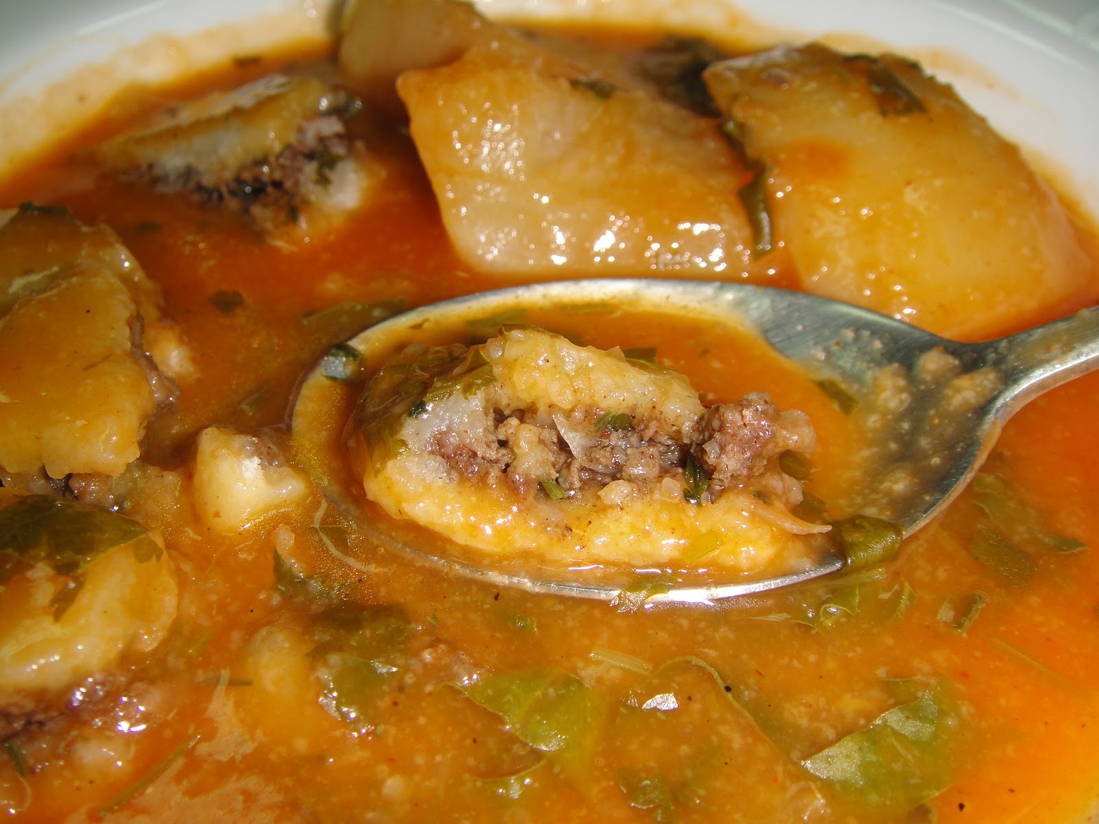 Maryam's Culinary Wonders: 290. Iraqi Kubba-Turnip Soup