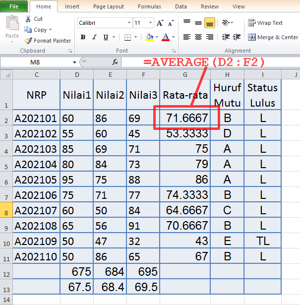 Fungsi Sederhana pada Excel | Kompilasi Excel