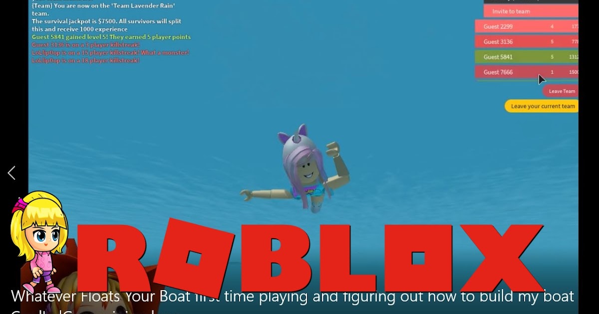 Roblox Whatever Floats Your Boat Gameplay - First Time Playing and ...
