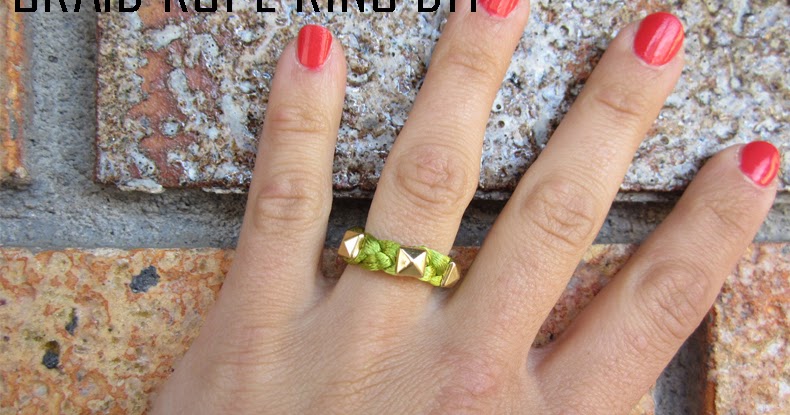 BRAID ROPE RING DIY | MY WHITE IDEA DIY