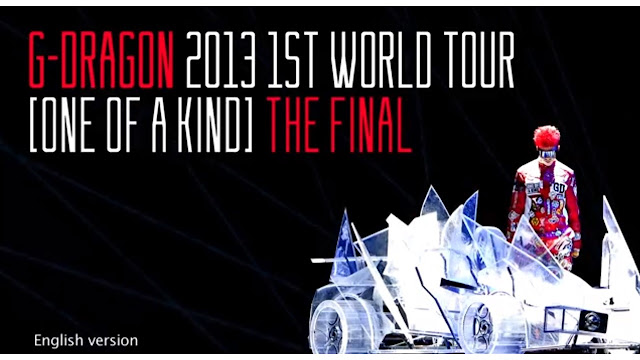G-Dragon confirms 2013 First world Tour (One of a Kind): The Final - k-pop