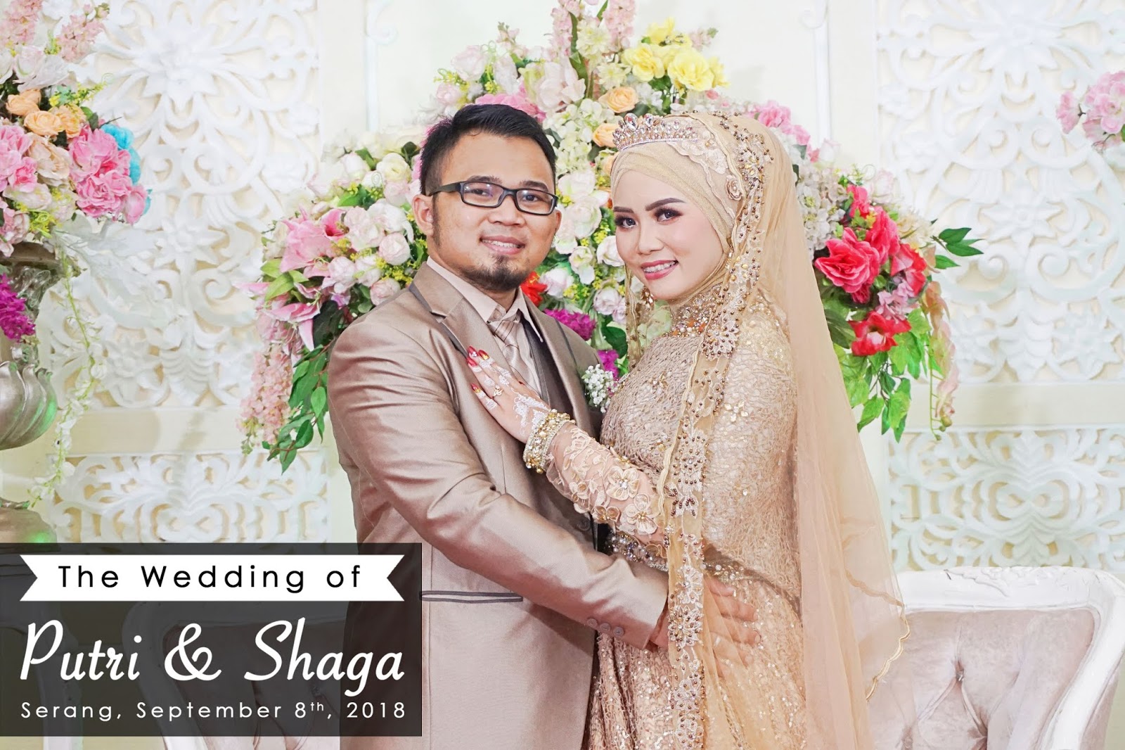 Sample Design Kolase Album Wedding / Pernikahan