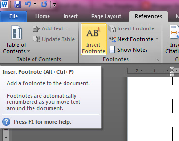 Membuat bodynote dan footnote otomatis di Ms.Word ~ duasatusebelas