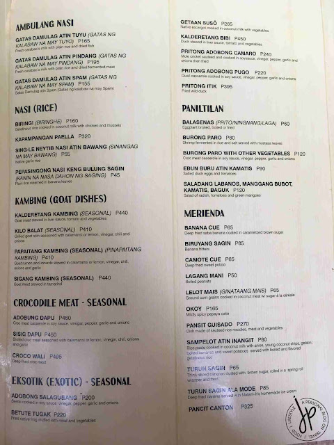 Matam-Ih Restaurant Review: Authentic Kapampangan Cuisine - Jena Pastor ...