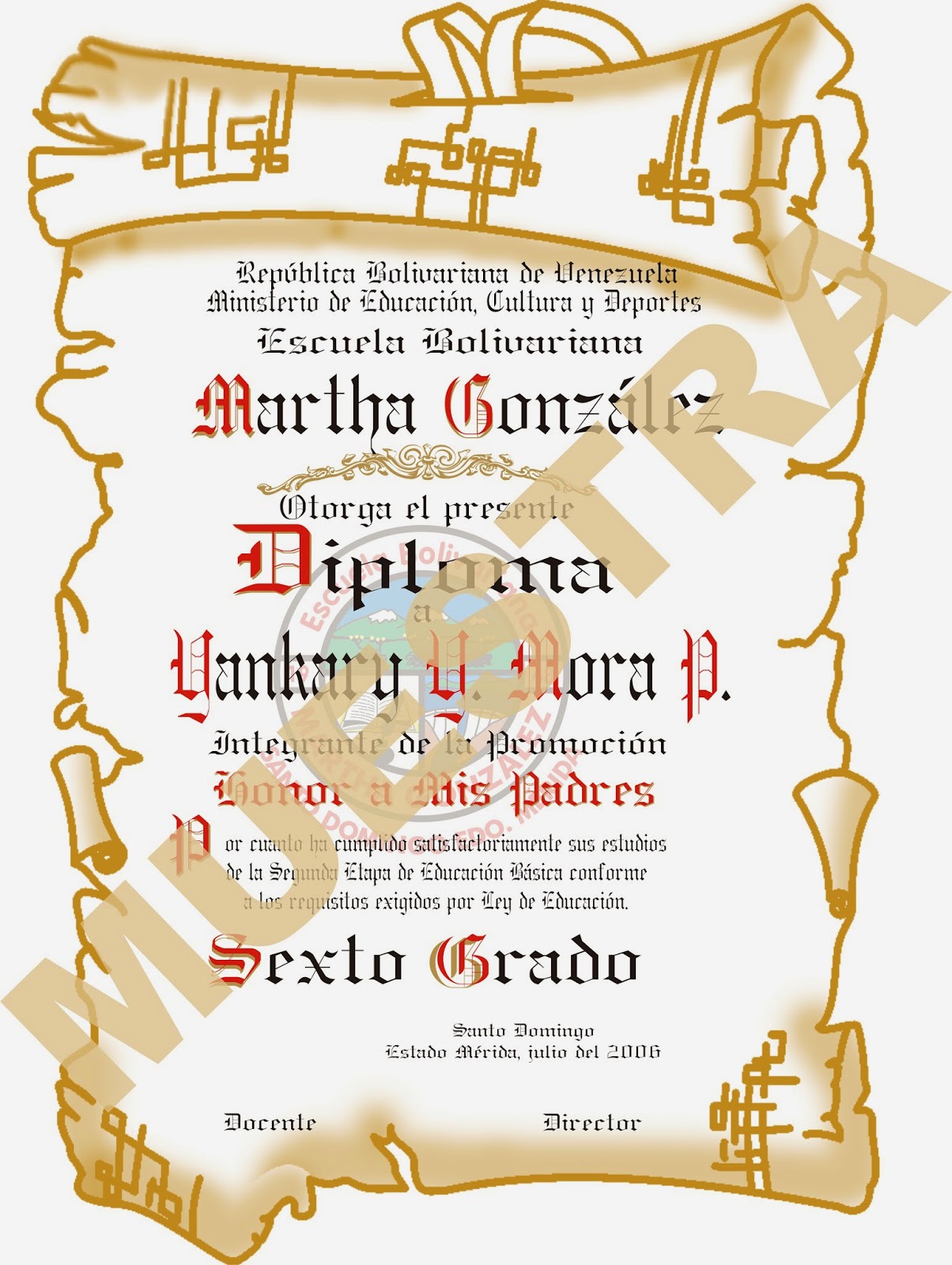 Plantillas para Diplomas Redibujadas en coreldraw con texto Editable en ...