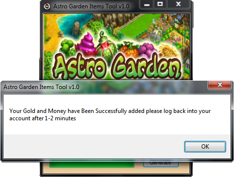 Newest Cheat Generators: Astro Garden Items Tool v1.0