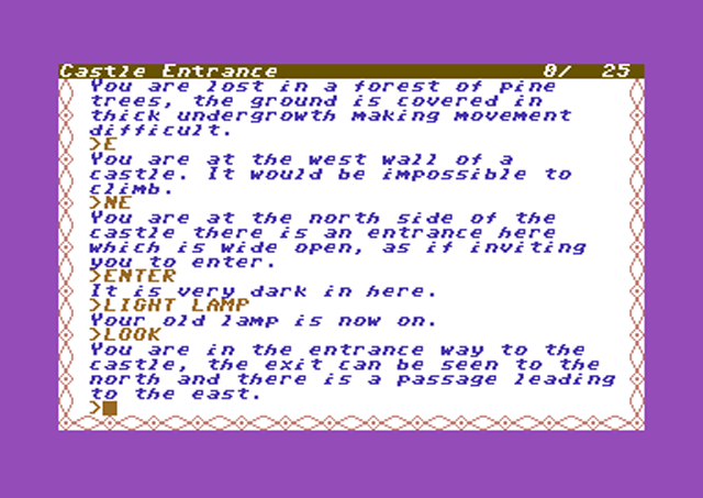 Indie Retro News: Goblin Towers - Classic 1980s C64 Text Adventure Release