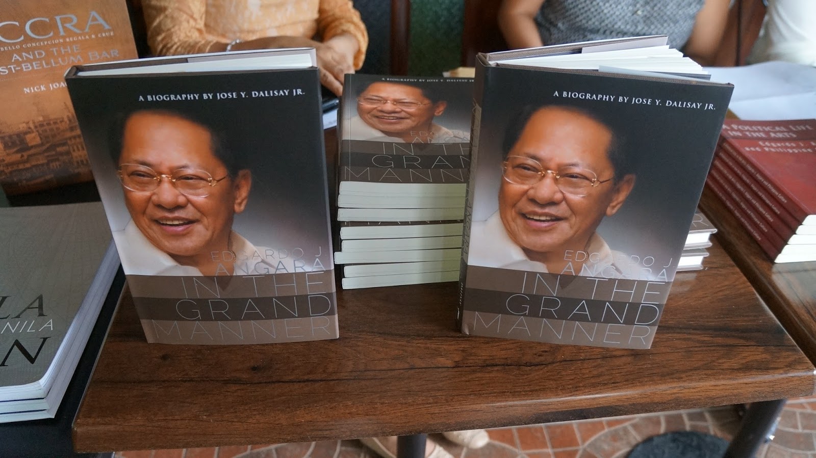 Edgardo J. Angara: In the Grand Manner Book Launch at Kamuning Bakery ...