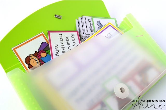 Guided Reading - Comprehension Skills - All Students Can Shine