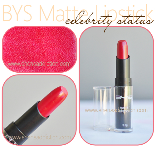 New! BYS Matte Lipsticks | Photos, Swatches, Reviews - Shen's Addiction