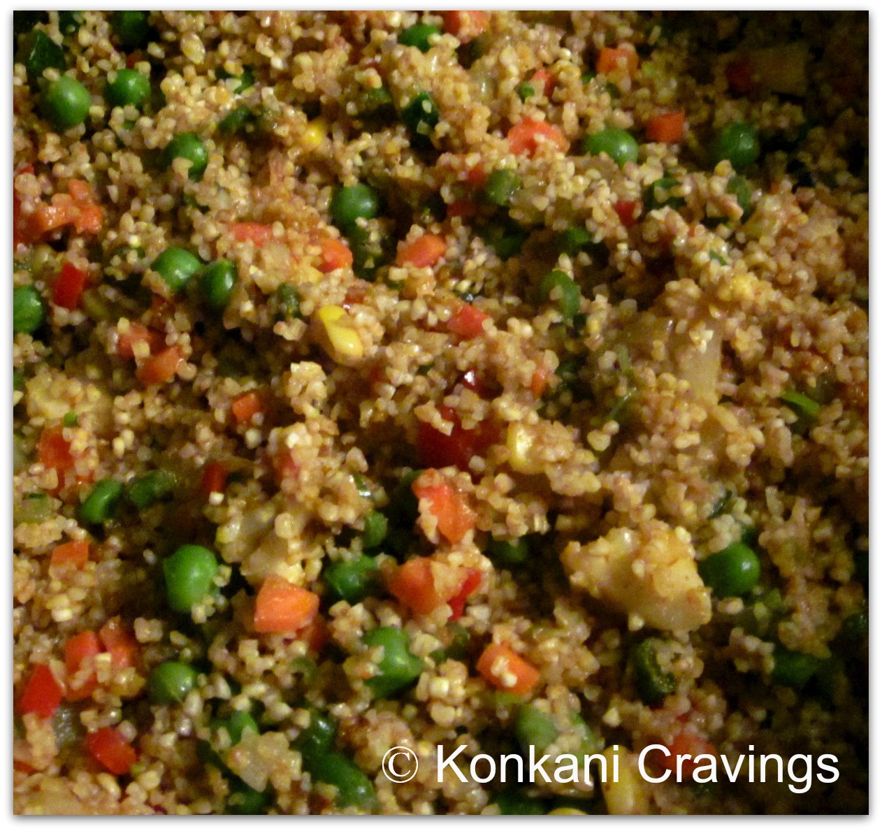 KONKANI CRAVINGS: Cracked Wheat Pulao