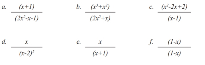 Modelo algebraico de la función racional