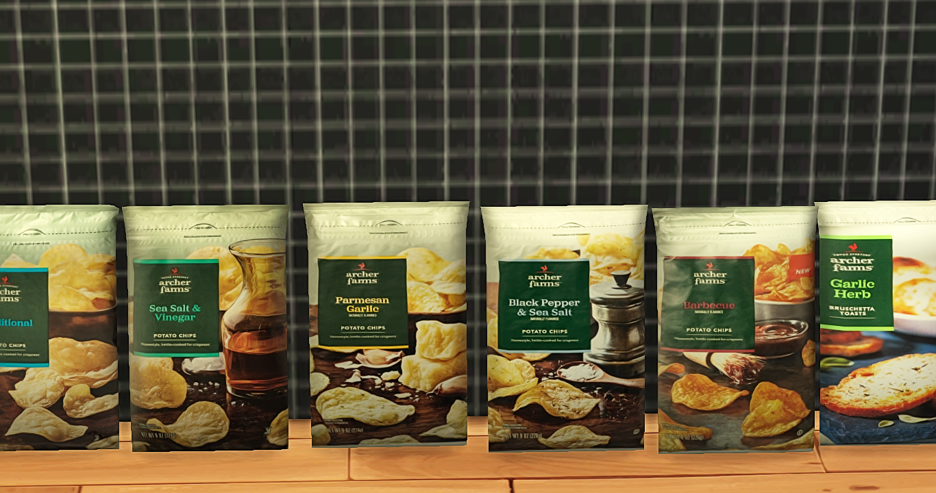 TS4 & TS3 Archer Farms Food Set. - YDB