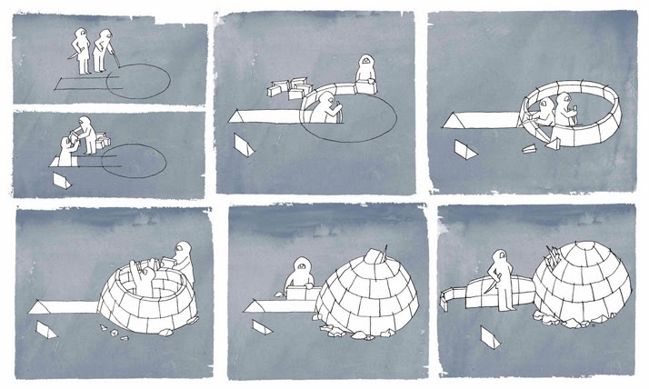 Las cosas que aprendo: LAS CASAS DE LOS ESQUIMALES