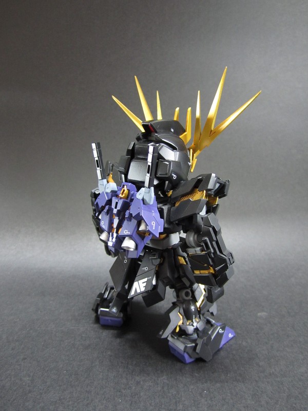 GUNDAM GUY: SD Unicorn Gundam 02 Banshee - Custom Build
